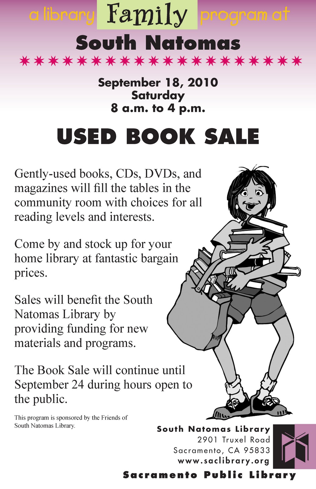 South Natomas Used Book Sale On Thru Thursday | The Natomas Buzz